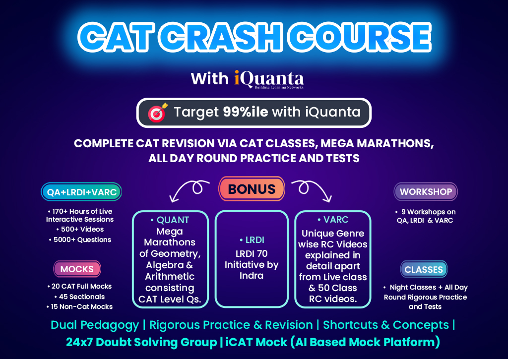 iQuanta's CAT Crash Course | Boost your cat score in 2 month