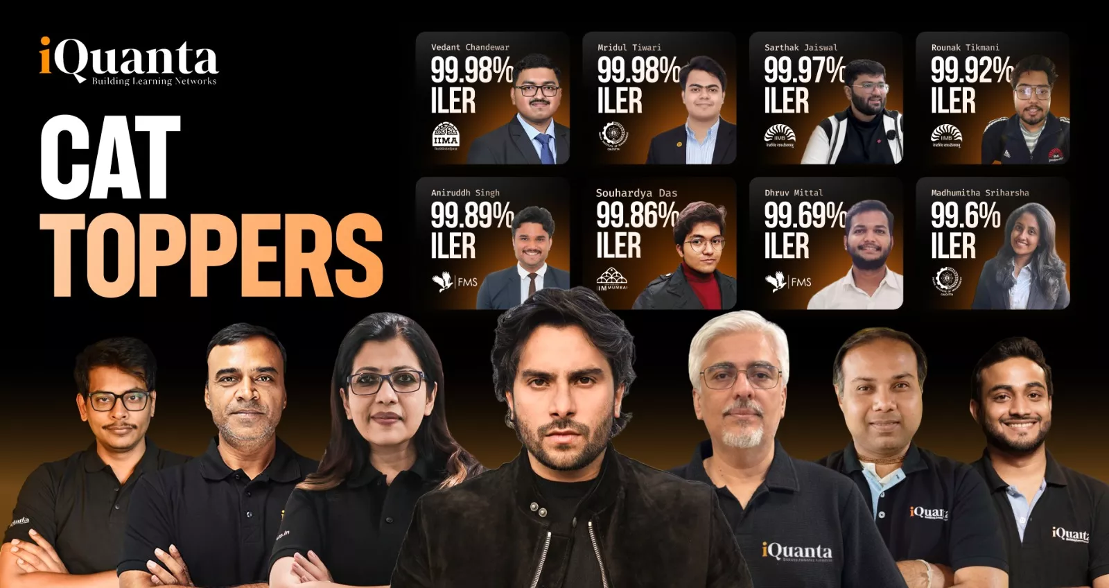 CAT Toppers List 2025 | 40000 IIM calls in just 5 years