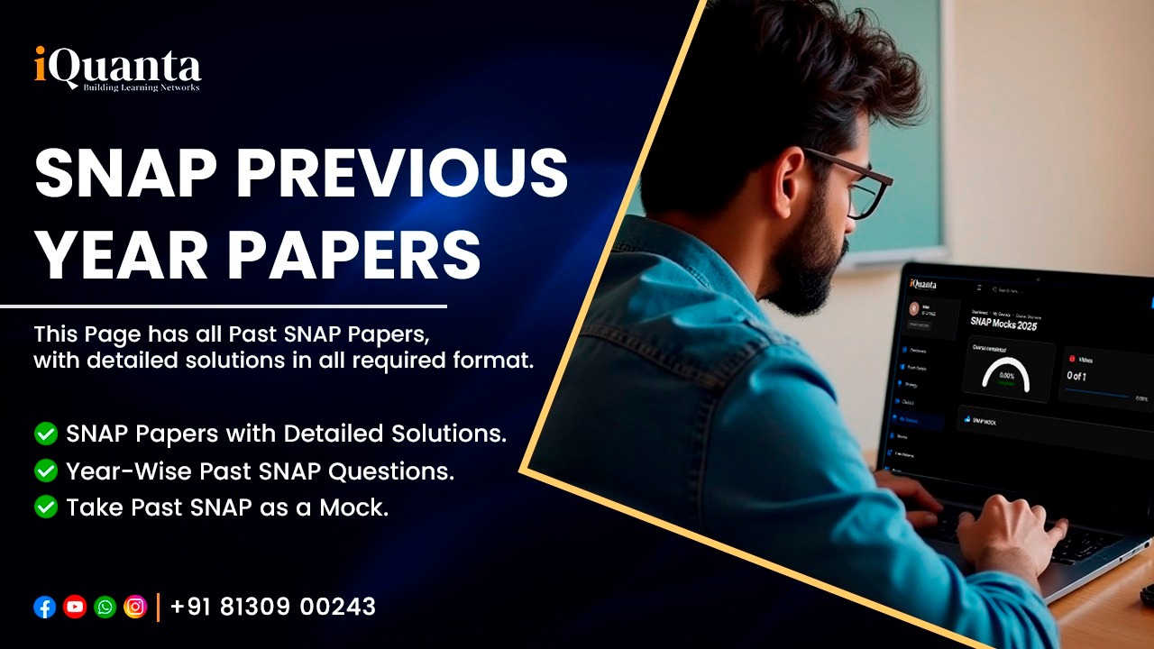 SNAP Previous Year Papers 2015 – 2024